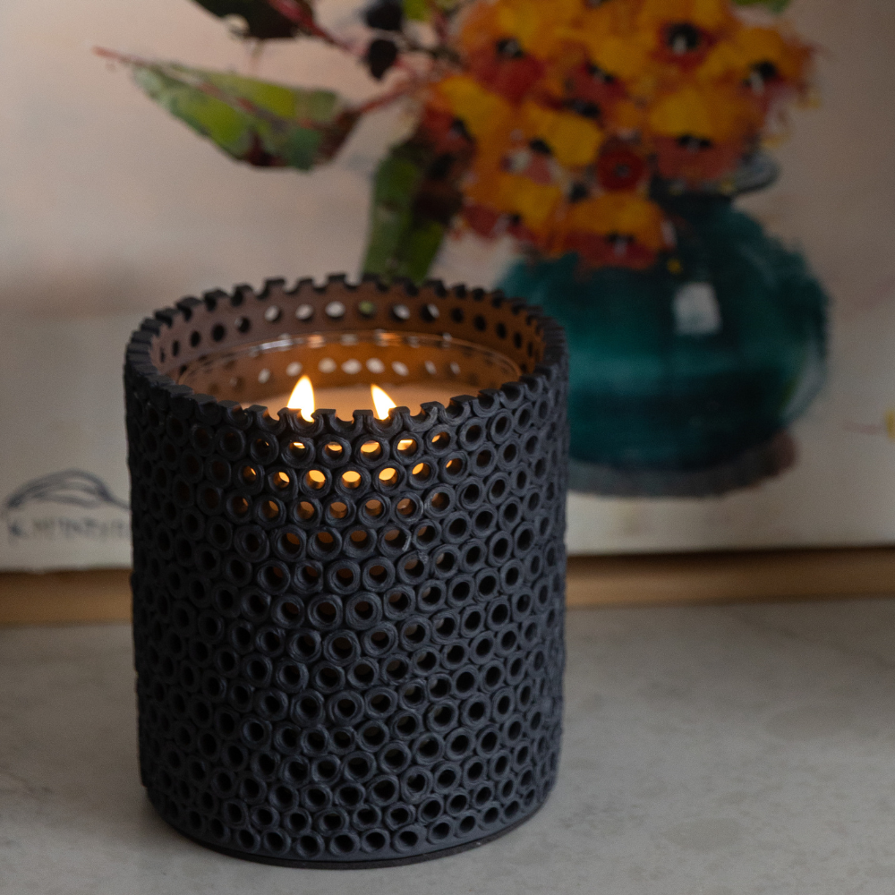 Coralite Ebony Candle – The Foundry × Studio McKenna